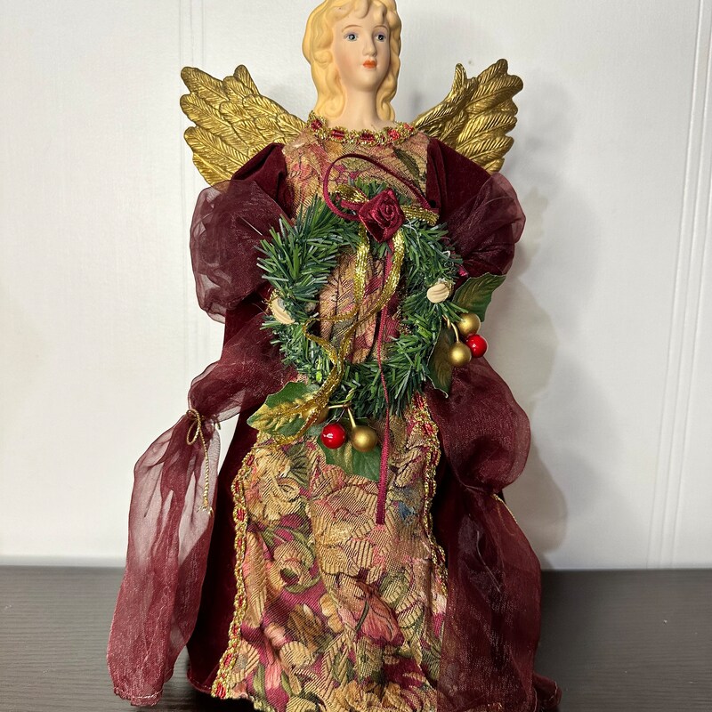 Vintage Angel Tree Topper - Etsy