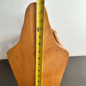 Vintage Wooden Newspaper Rack MCM Home Organization Floor Magazine Rack ...