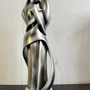 Vintage Silver Loving Couple Statues Set of 2 . - Etsy