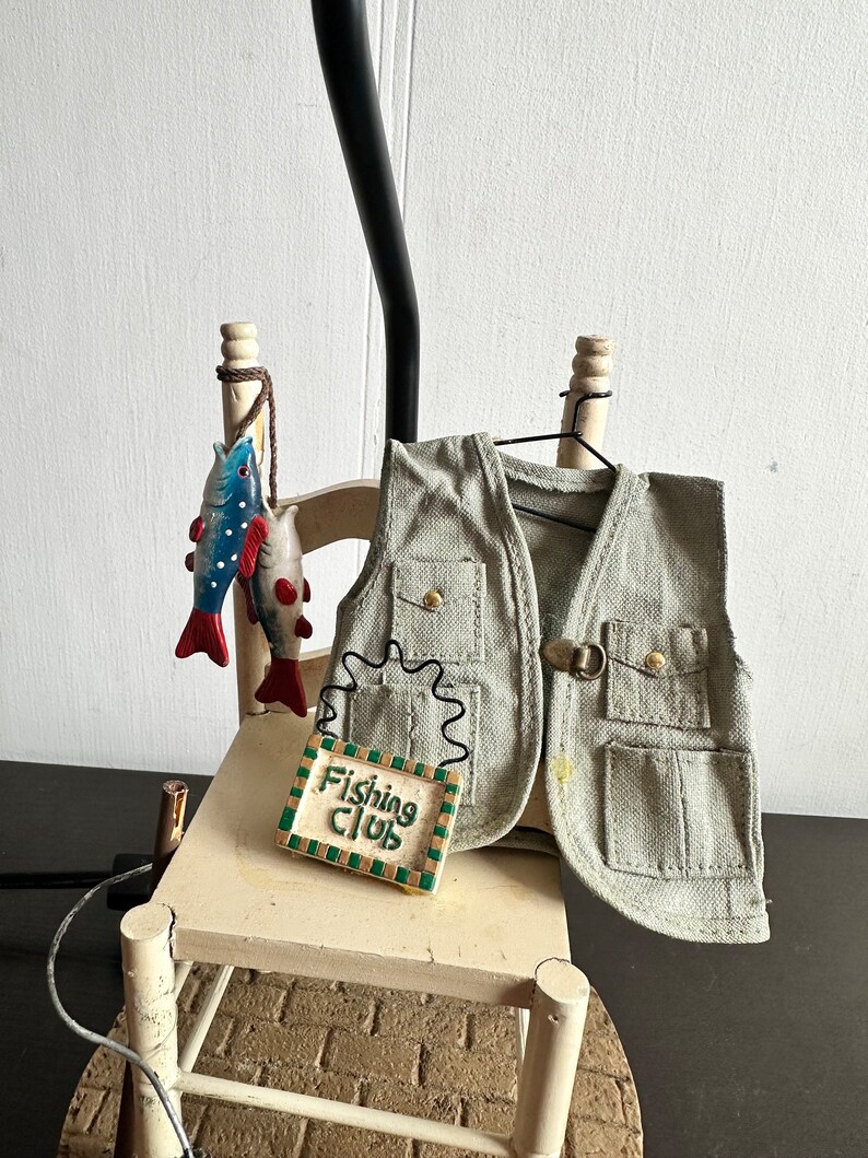 Vintage Fishing Lamp, Fishing Decor, Cabin Decor, Fishing, Fishing Rod ...