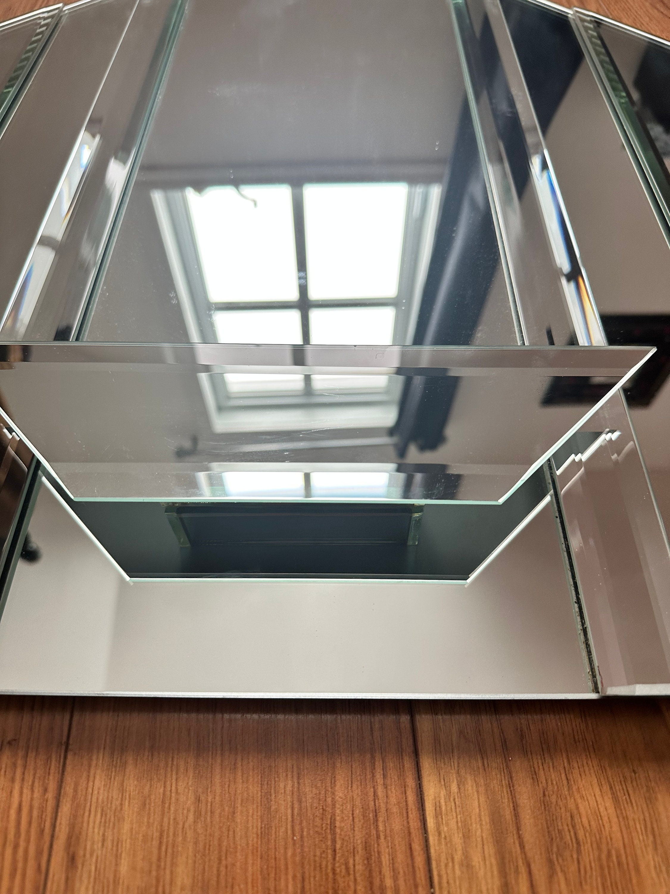 Vintage Large Wall Mirror 80's Mirror Wall Decor, Mirror, Home Decor ...