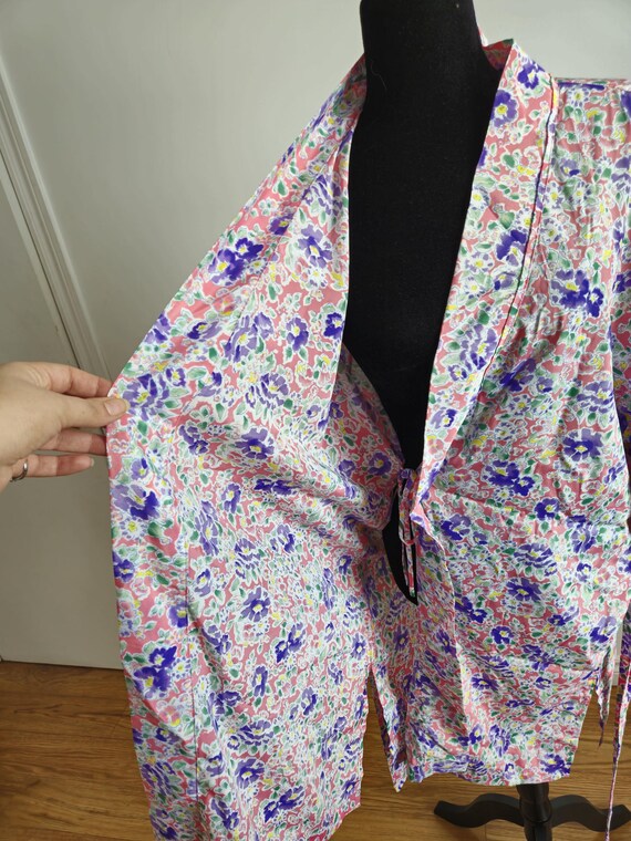 Victorias Secret Vintage 1990s Hydrangea Print Linger… - Gem