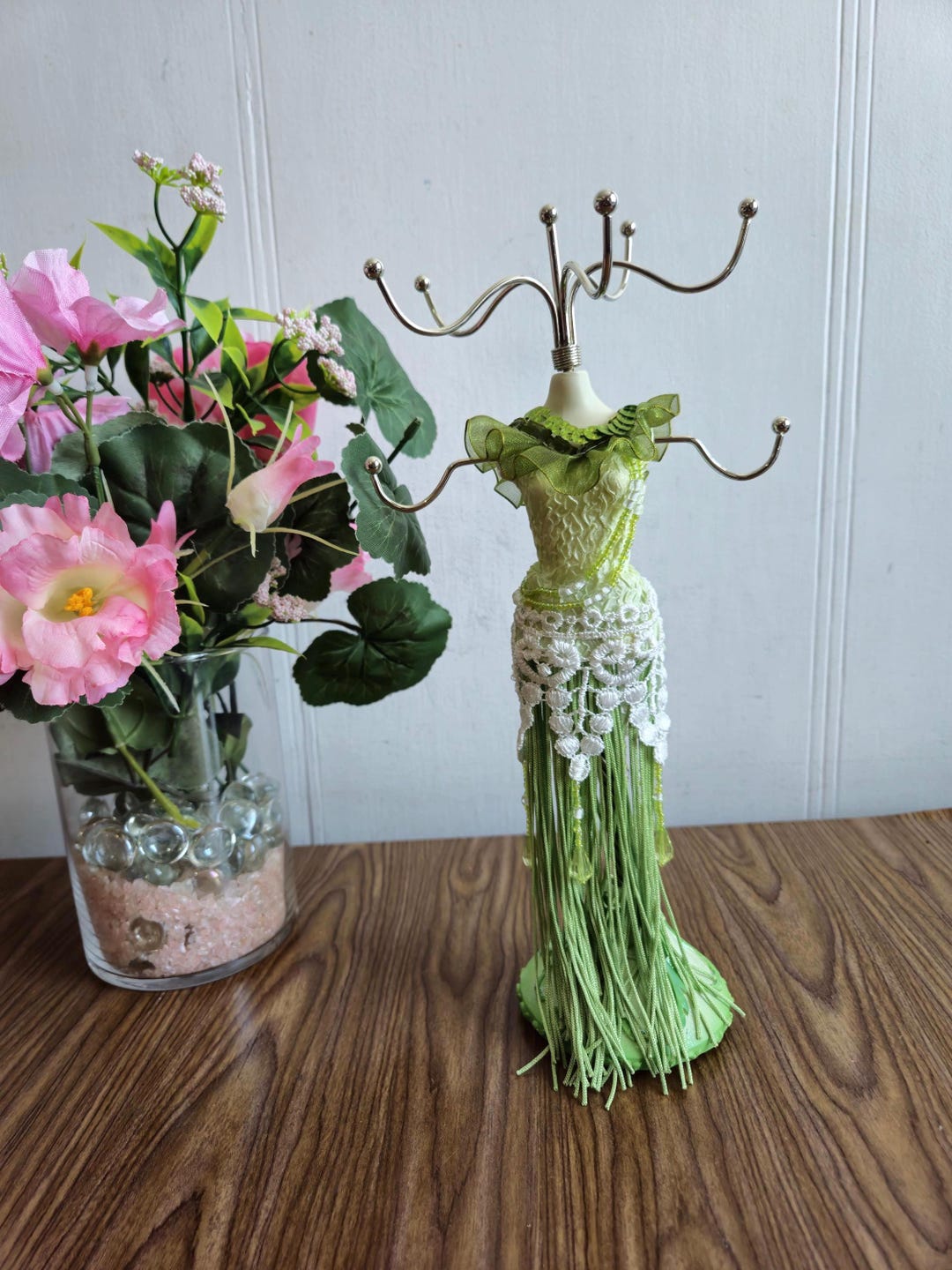Vintage Mannequin Jewelry Holder Necklace Display Stand, Bracelet Stand ...