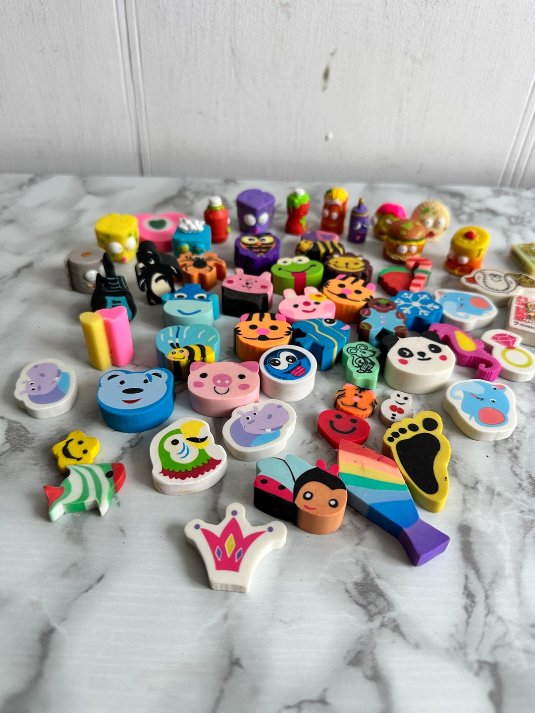 Vintage Huge Eraser, Lot 56 Assorted Pieces 80s. - Etsy