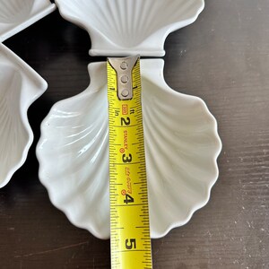 Vintage Set of 4 Porcelain Shell Set, Clam Shell, Dessert Bowls, Snack Bowl. - Etsy