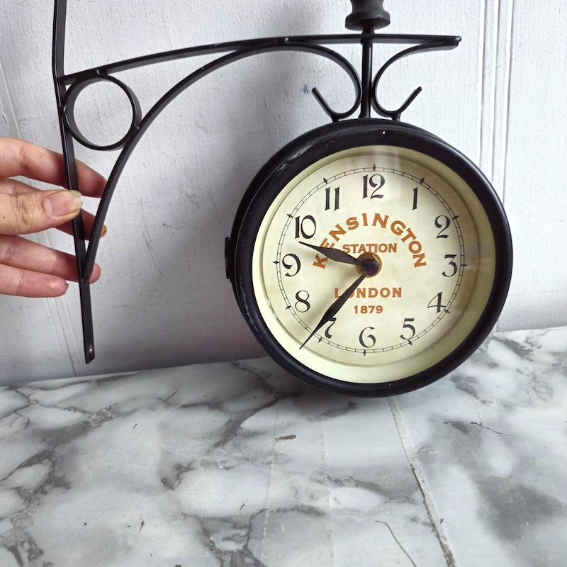Double Sided Clock - Etsy