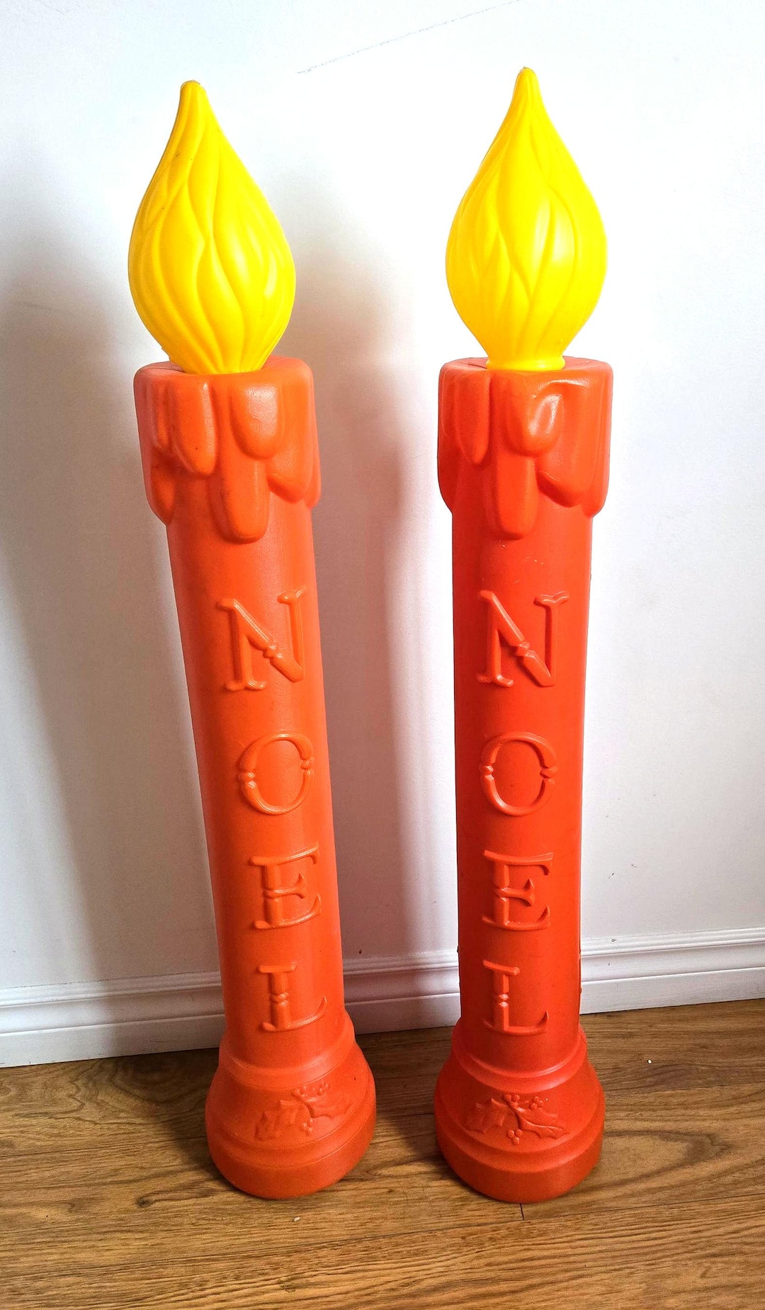 Vintage Christmas Candle Blow Molds, Vintage Candle Molds, Vintage ...