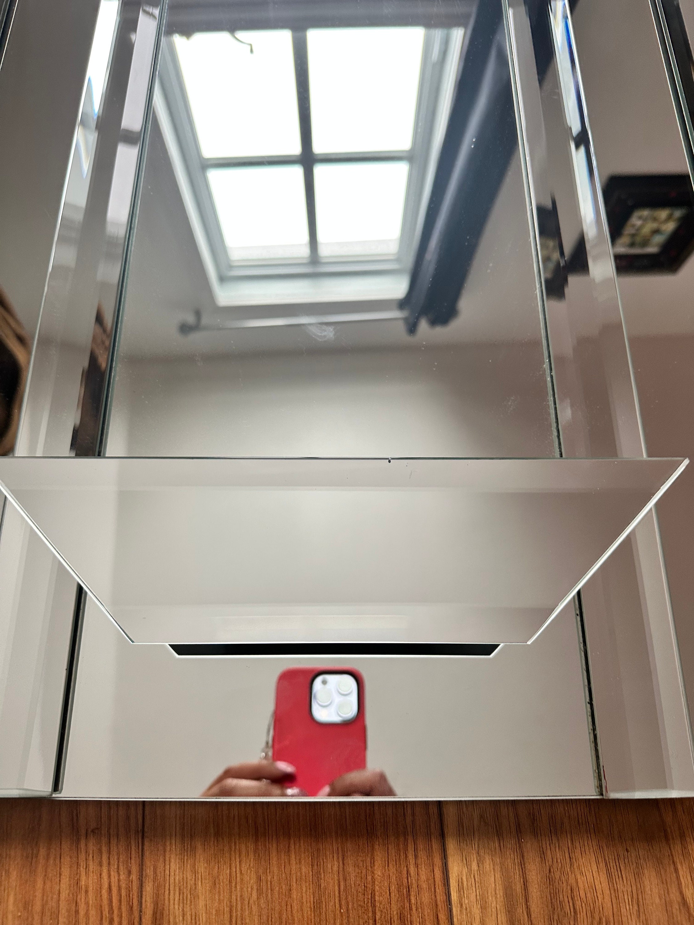 Vintage Large Wall Mirror 80's Mirror Wall Decor, Mirror, Home Decor ...