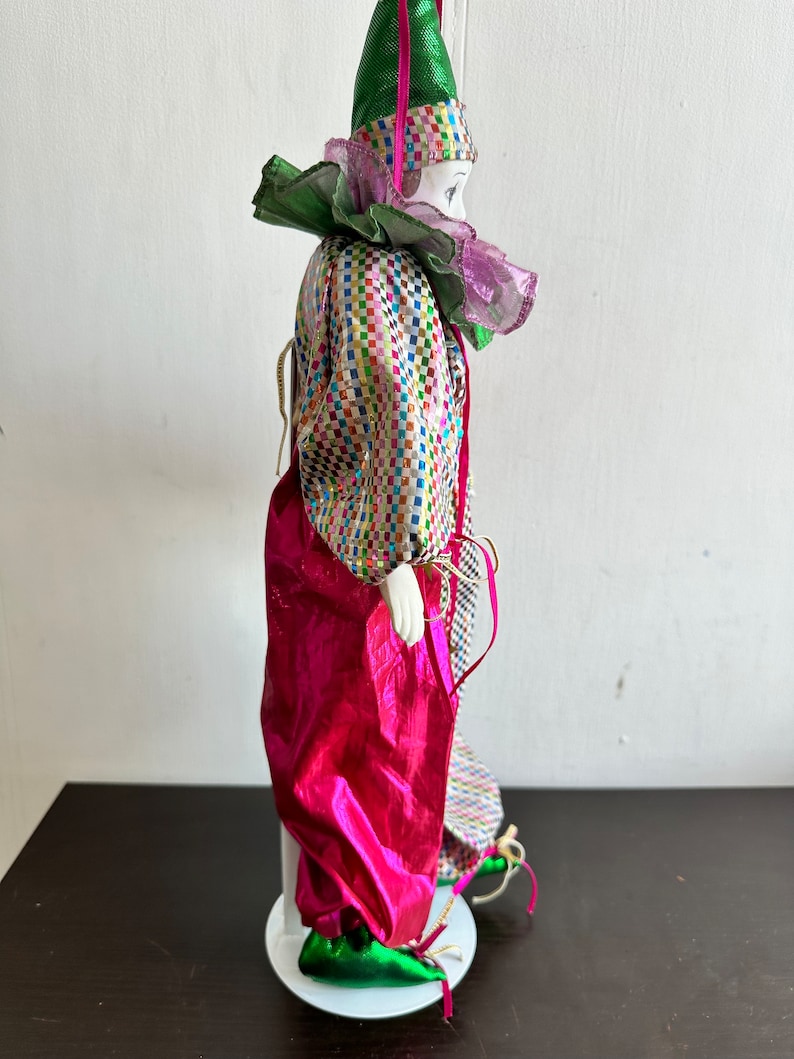 Vintage Porcelain Pierrot Doll, Old Collectible Porcelain Pierrot ...