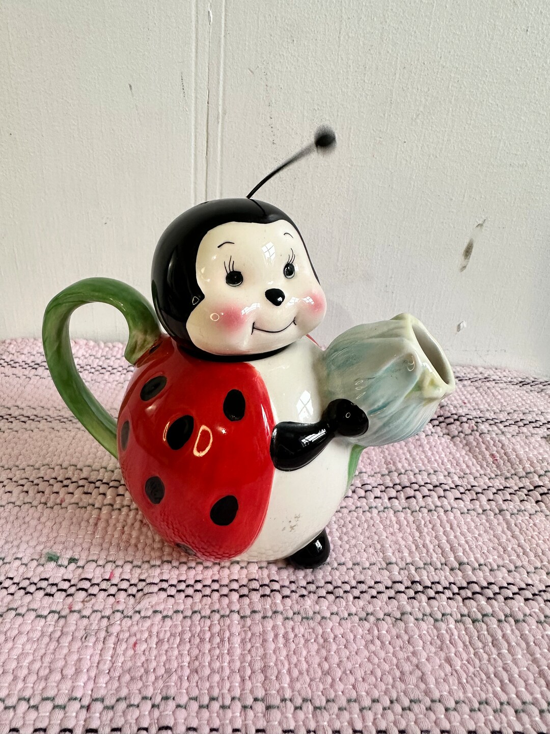 Vintage Mini Ladybug Teapot, Burton and Burton Single Individual Serve ...