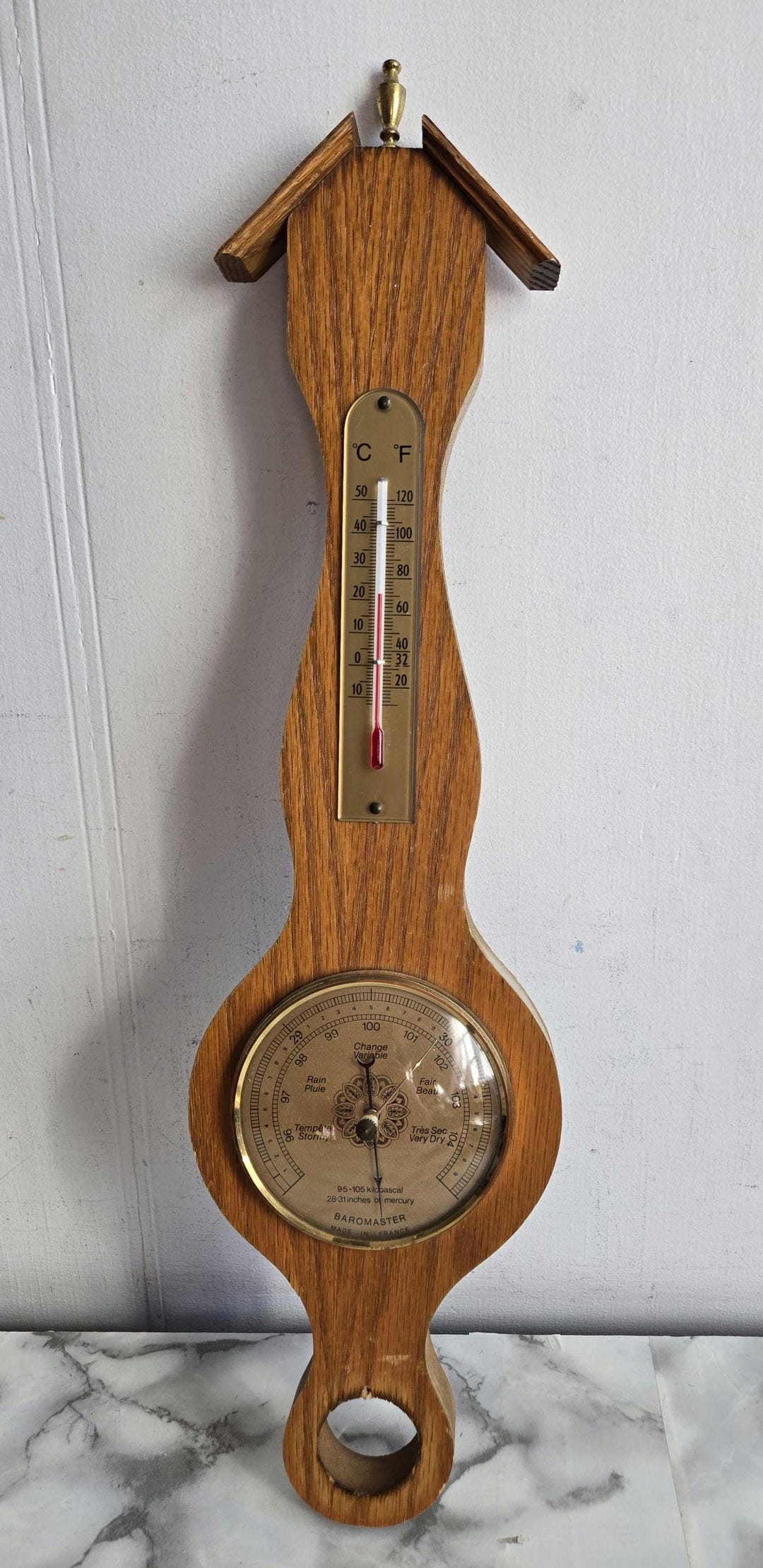 Stazione meteorologica vintage Made in France, stazione meteorologica ...