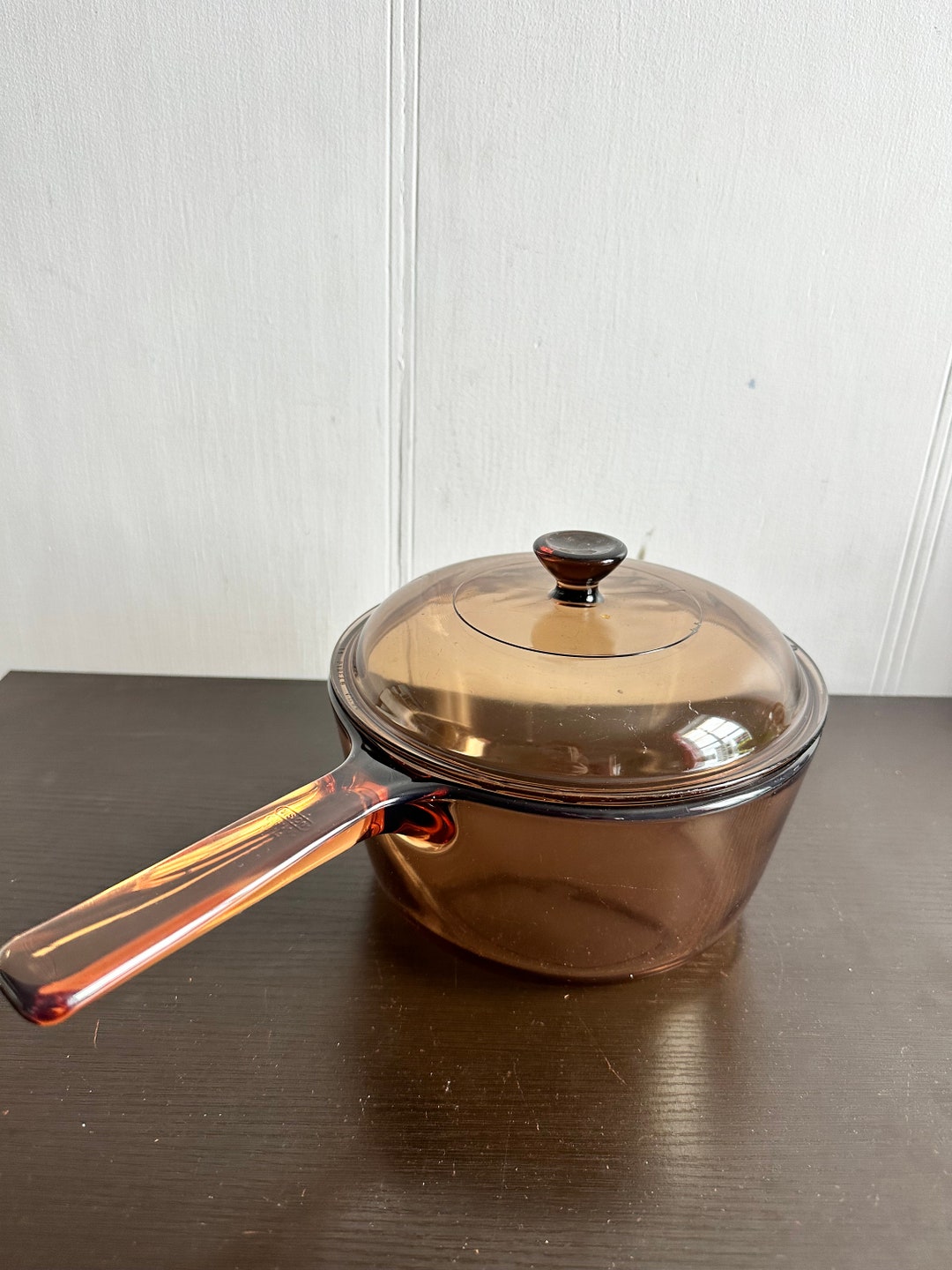 Vintage Pyrex Vision Ware, 1.5 Quart Saucepan With Lid, Made in USA ...