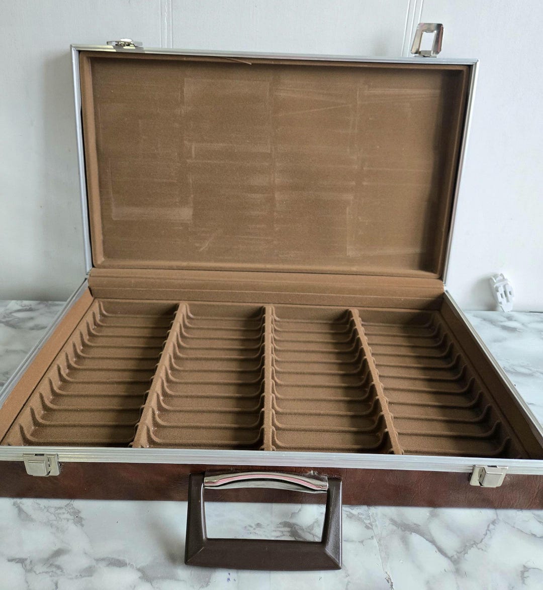 Vintage Lockable Audio Cassette Case, Storage Transport Case of 48 ...