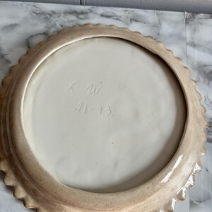 Vintage Lemon Meringue Pie Keeper Covered Pie Dish, Ceramic Dessert ...