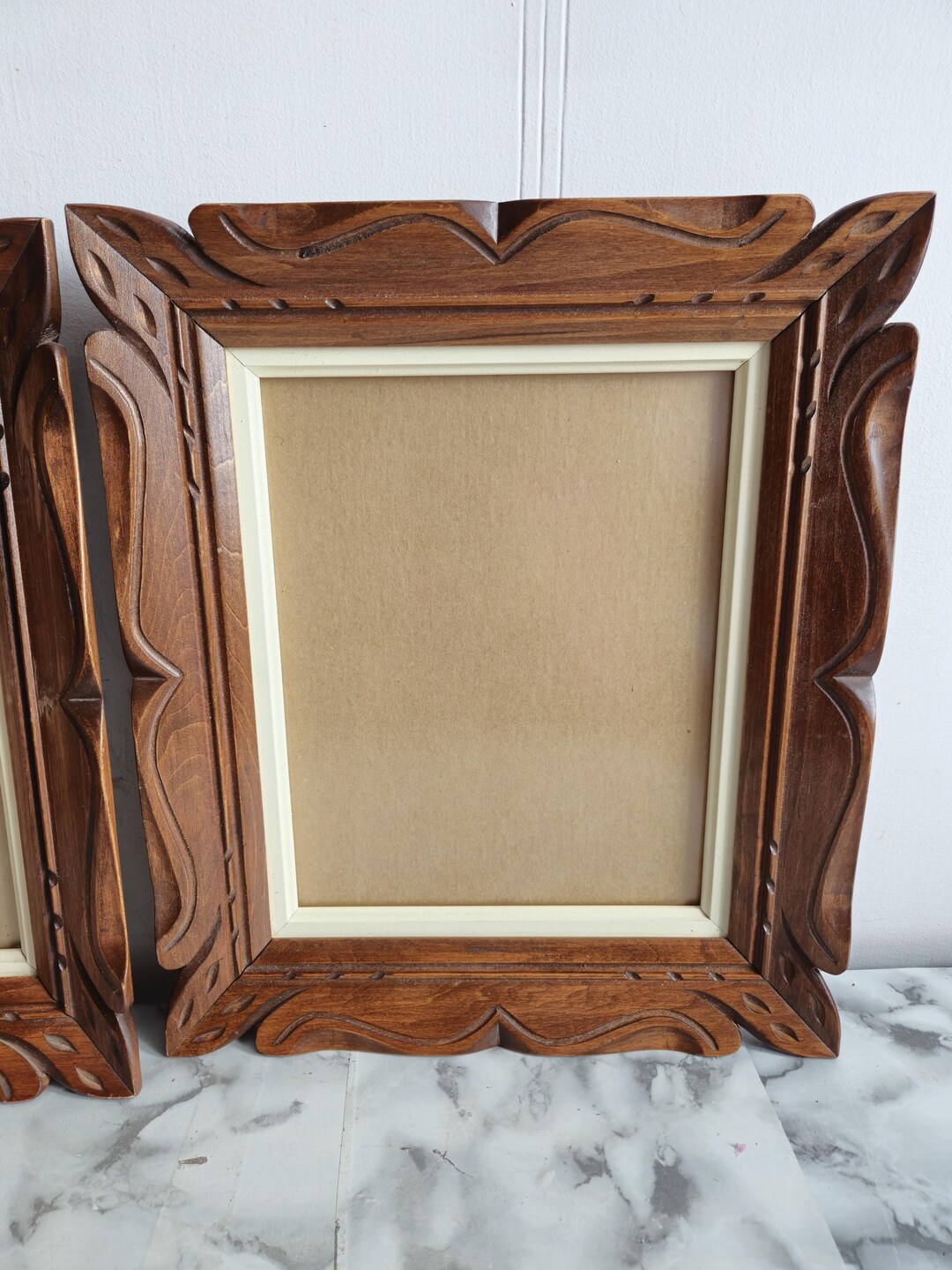 Vintage Empty Wooden Photo Frame From the 60s, Modern Mid-century ...