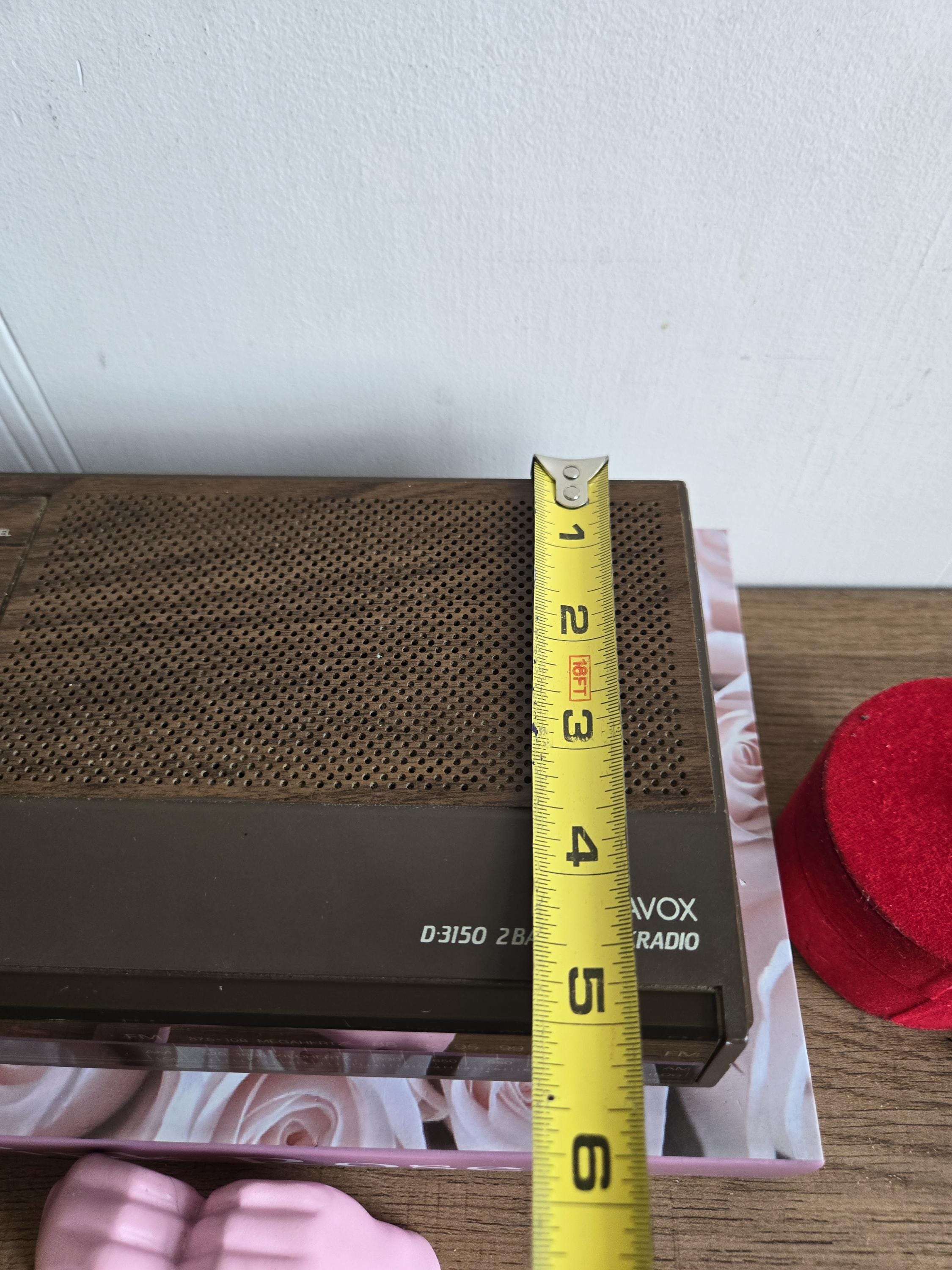 Vintage Magnavox D3150 AM FM Woodgrain Clock Radio . - Etsy