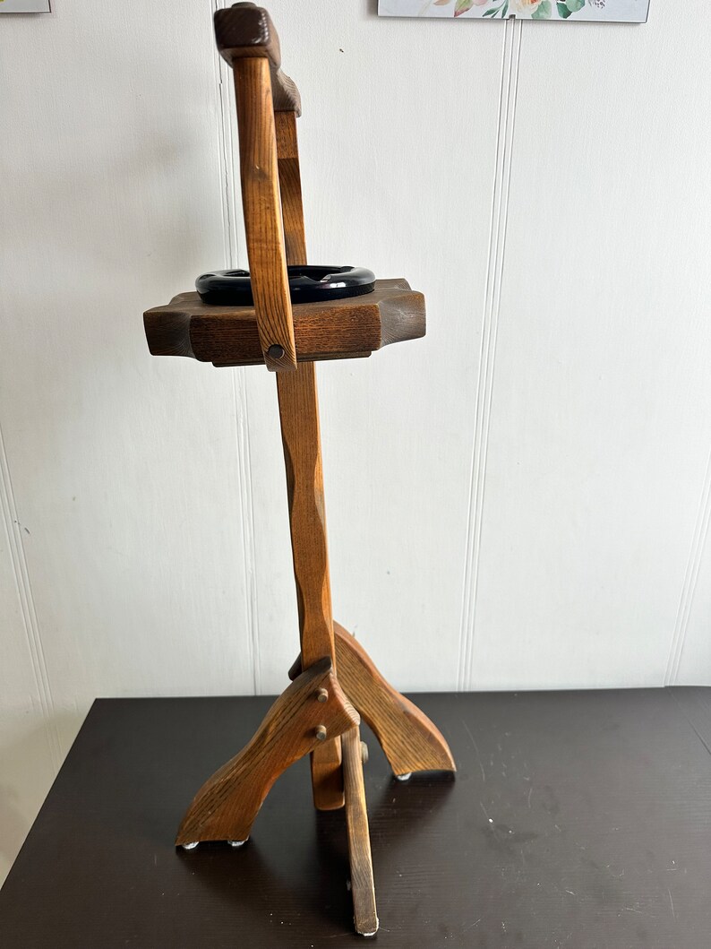 Vintage Art Deco Ashtray Stand, Wooden , 29" Hight,great Shape, MCM. - Etsy