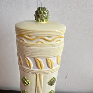 Vintage Ceramic Pasta Spaghetti,grissini Storage Container Kitchen ...