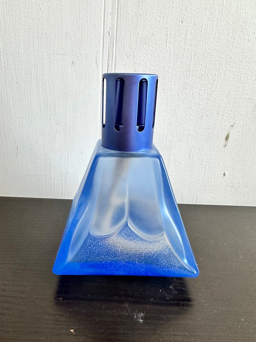 Vintage Lampe Berger - Blue - Oil Lamp - Paris - Room Fragrance ...