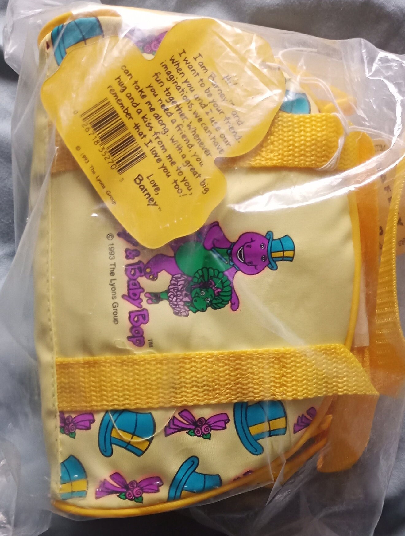 Barney & Baby Bop 1993 Child's Purse Bag With Tags Still in Packaging ...