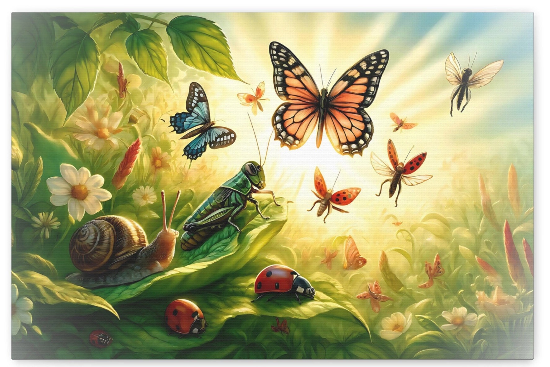 God Created Insects God Creates the World Genesis 1-2:3 Kids Decor ...