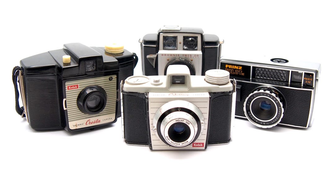 1950s/1960s Art Deco, Retro & Vintage Film Cameras - Props and ...