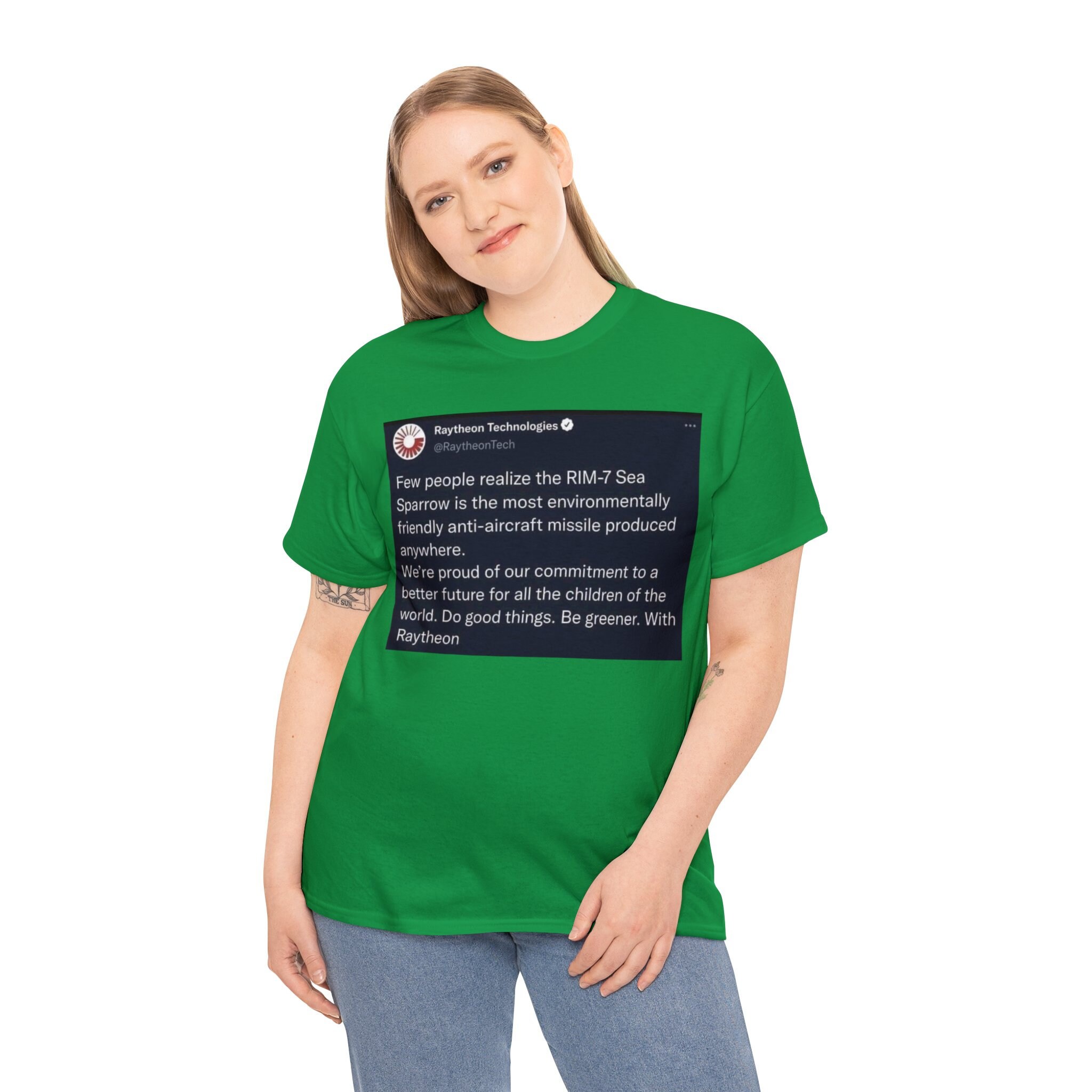 Funny Raytheon Tweet T-shirt: Ironic Political Humor - Etsy