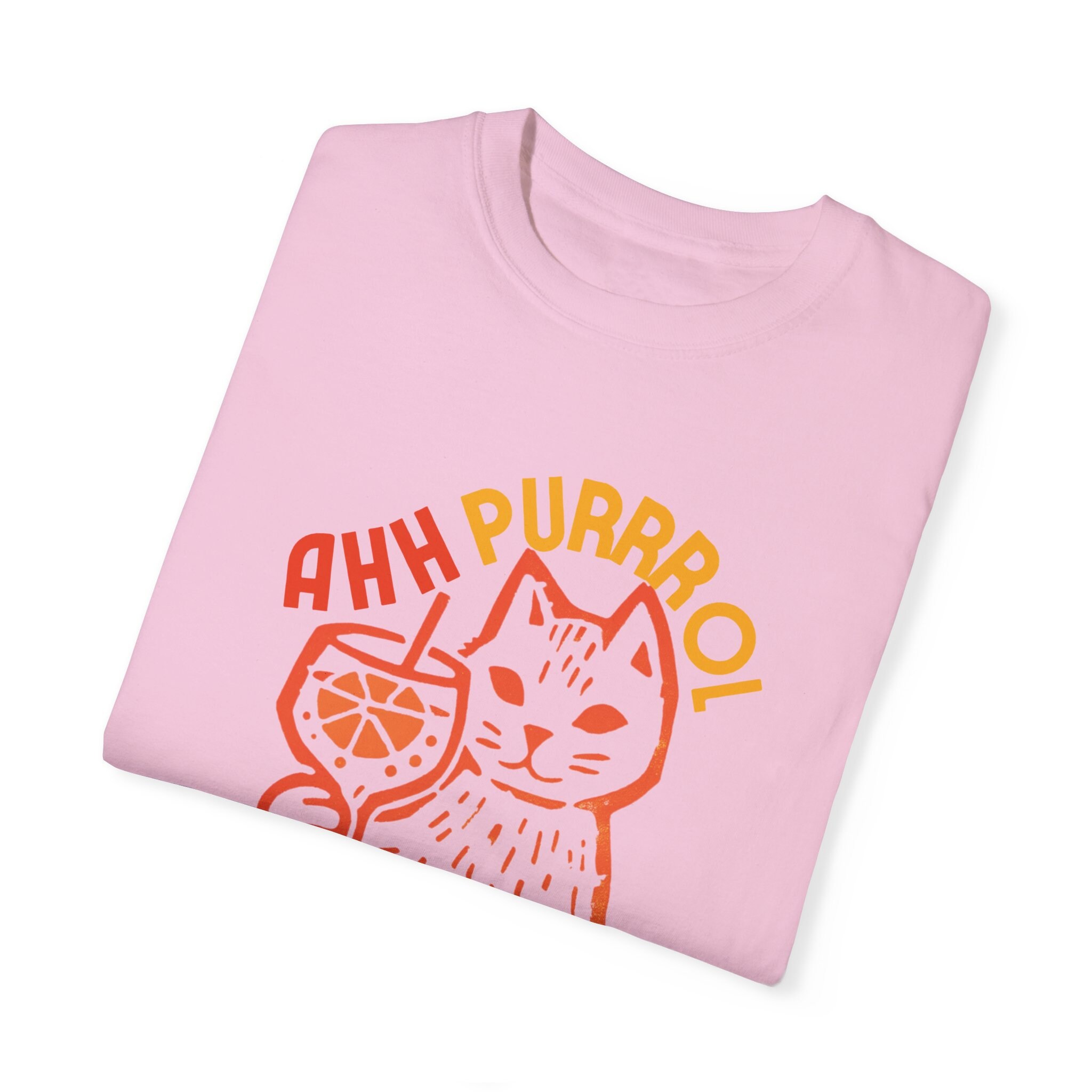 Vintage Aperol Spritz Cocktail Tshirt for Wine and CAT Lovers Cute ...
