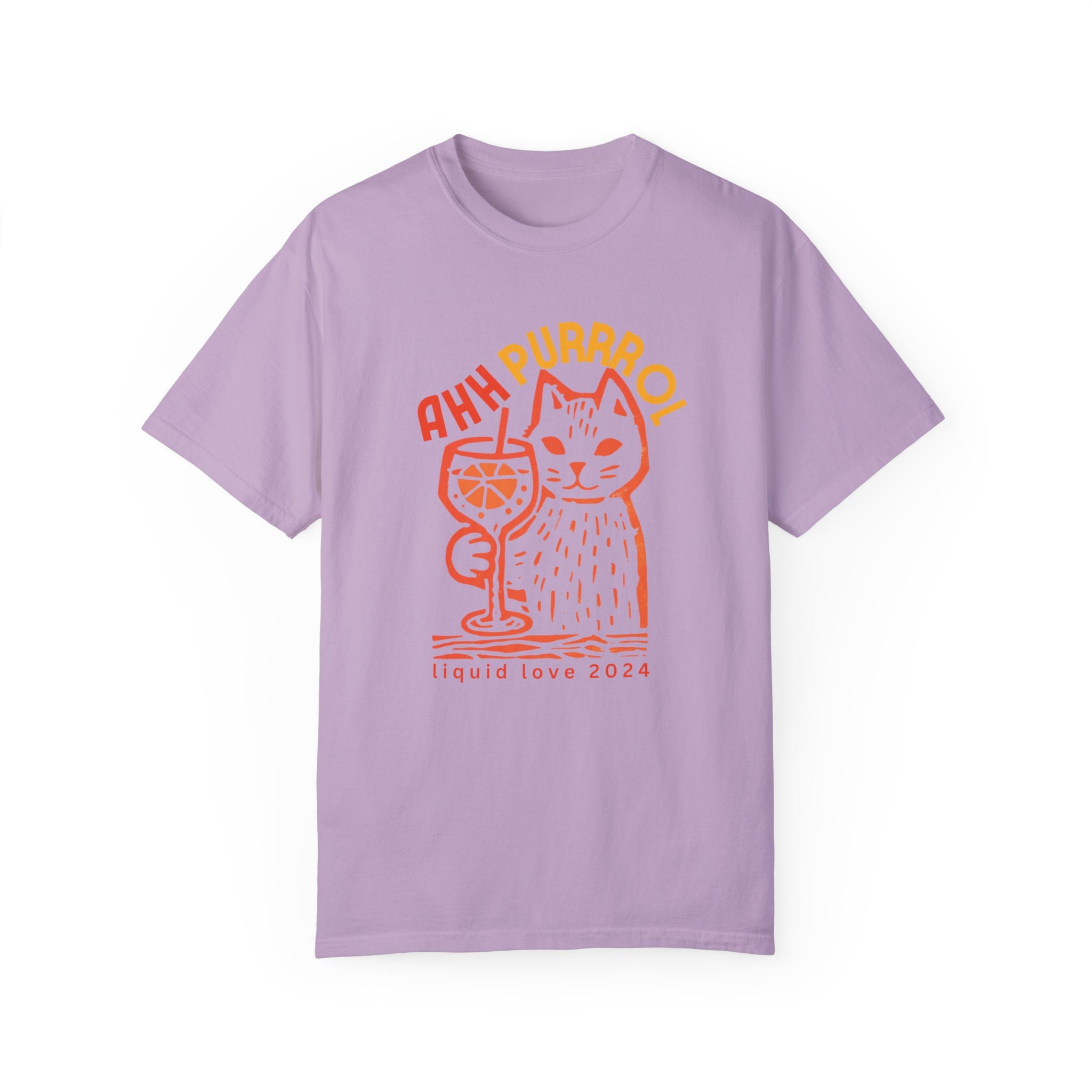 Vintage Aperol Spritz Cocktail Tshirt for Wine and CAT Lovers Cute ...