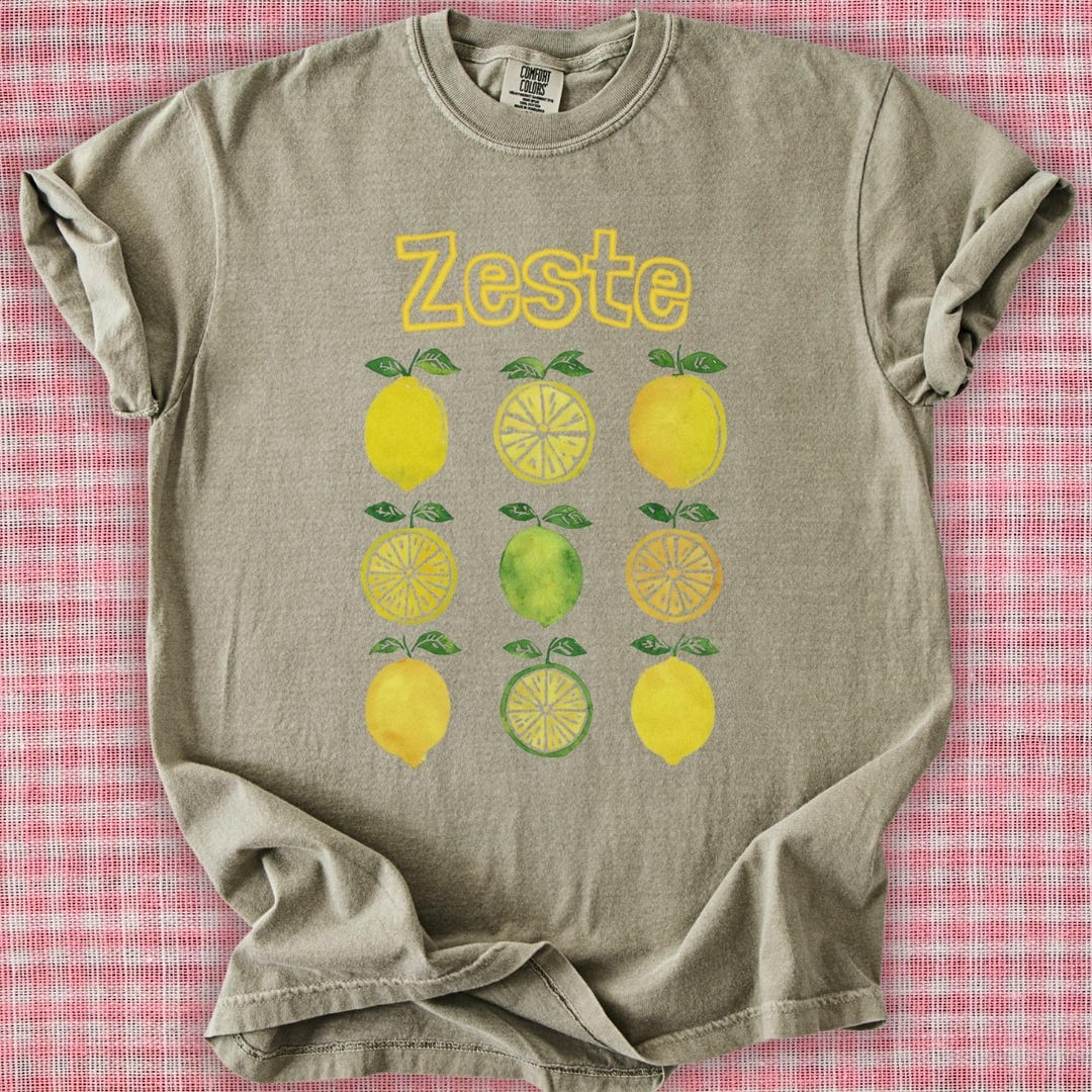 Cute Lemon Citrus Fruit Shirt | Retro Vintage Fruit Tee |oversized ...
