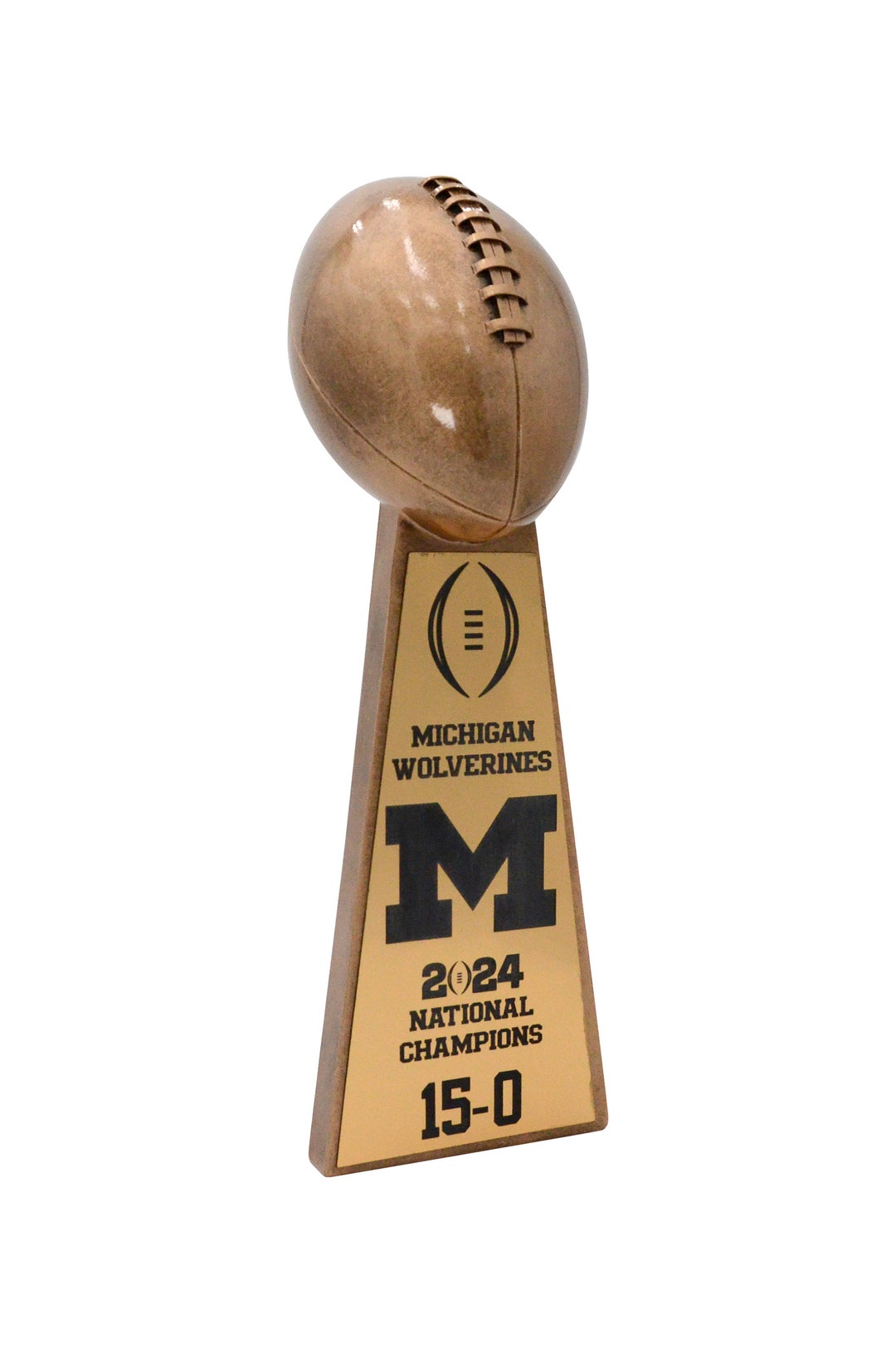 10 Inch University of Michigan National Championship Trophy 2024 NCAA ...