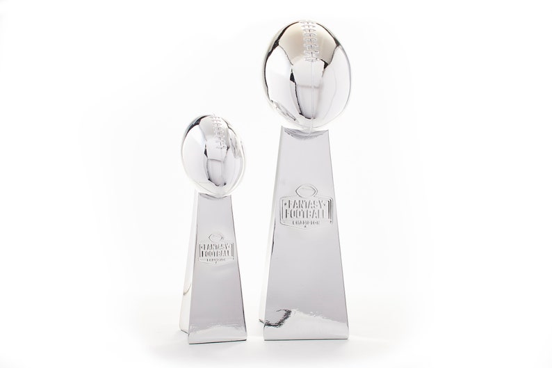 Fantasy Football Trophy Chrome Reflective FFL Trophy | Chrome Replica ...
