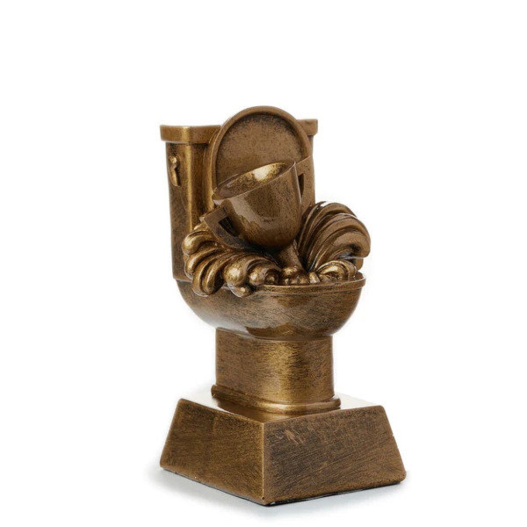 Fantasy Football Trophy | Toilet Bowl Design | Last Place Award for ...
