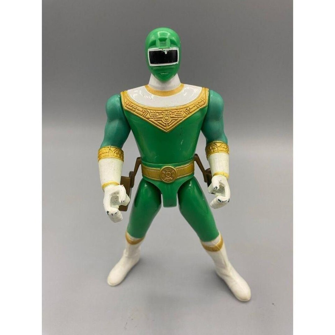 1996 Bandai Power Rangers Zeo Green Ranger IV 5.5" Action Figure - Etsy