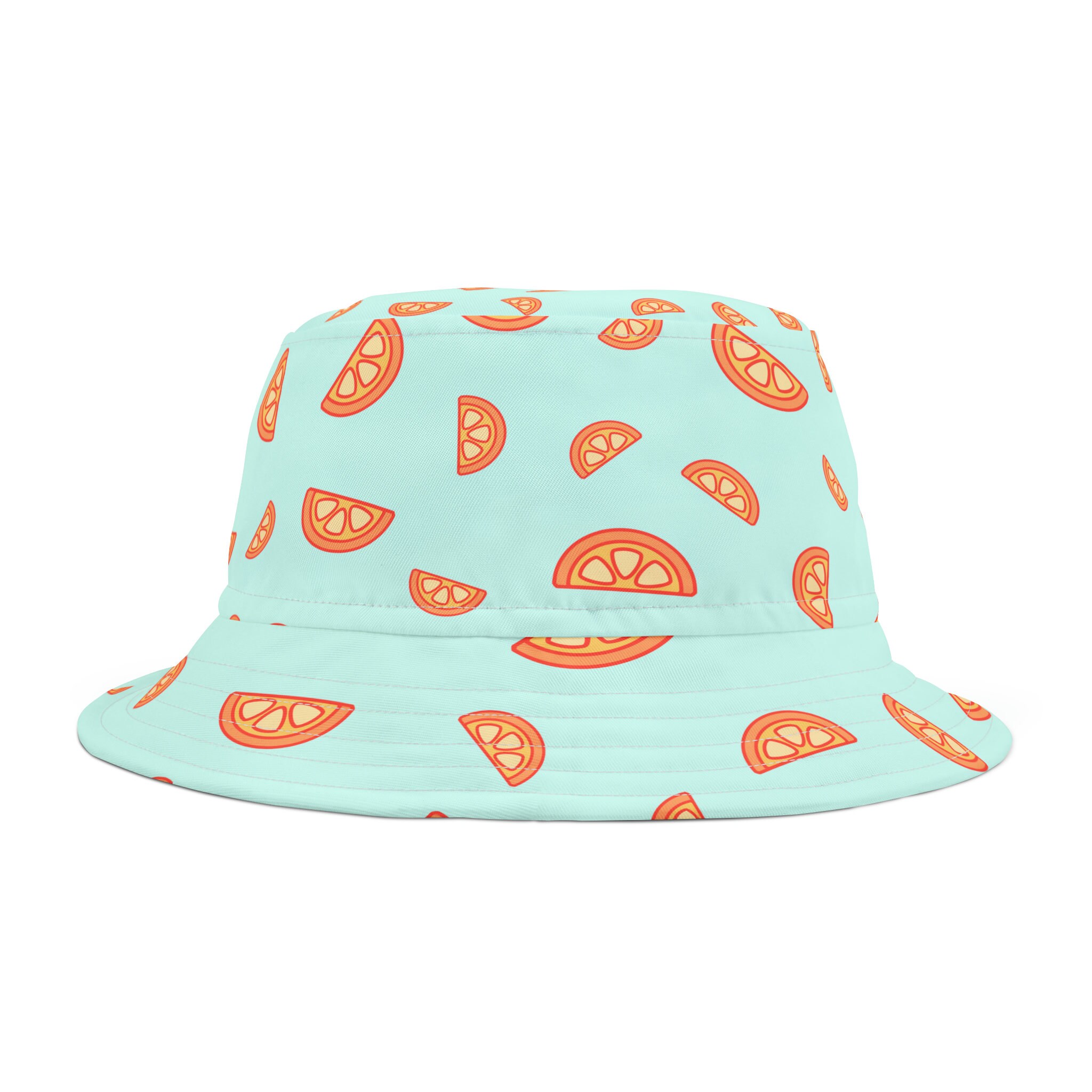 Pattern Bucket Hat, Fruit Bucket Hat, Trendy Bucket Hat, Bucket Hat ...