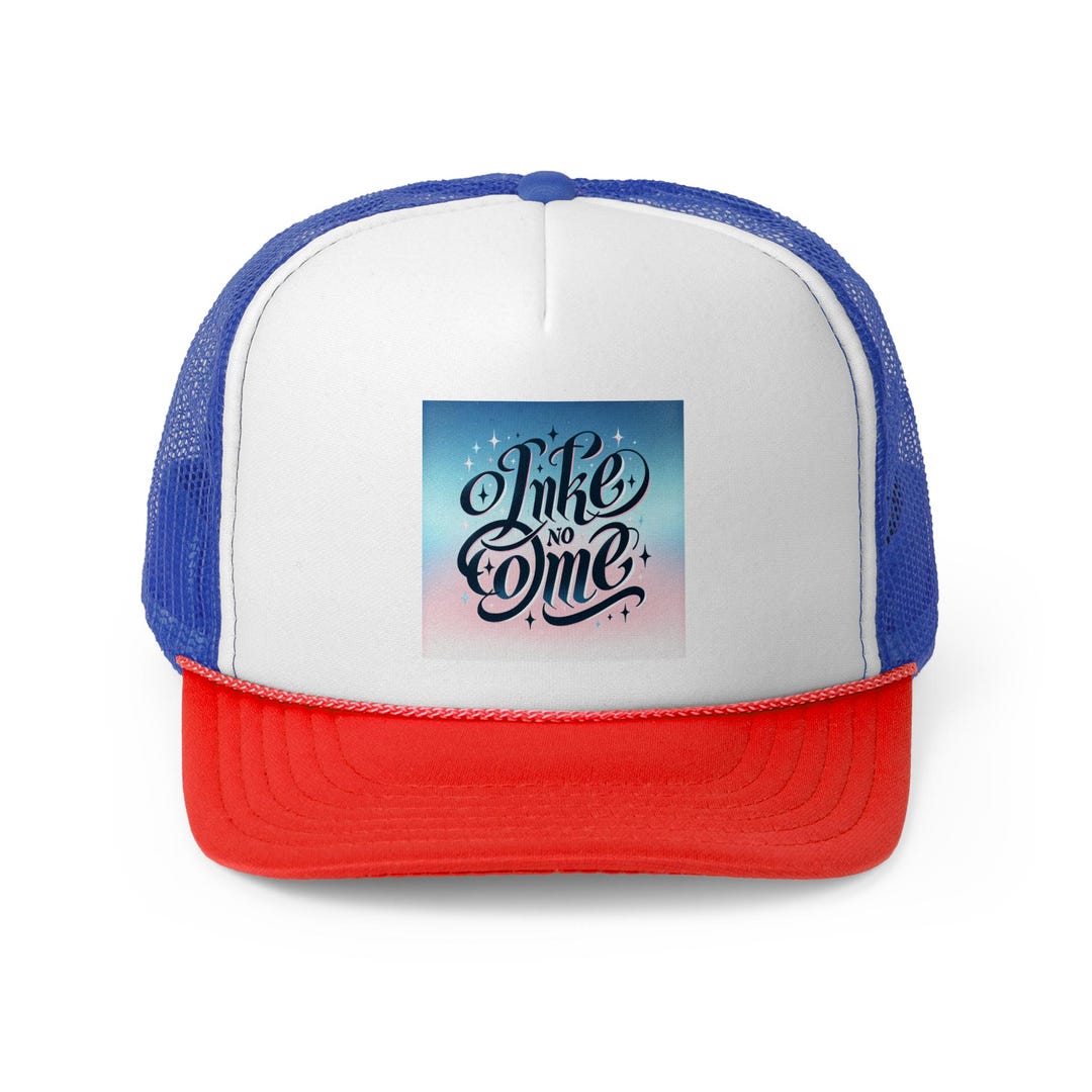 Chic Trucker Cap With "hike No One" Design | Trendy Outdoor Hat ...