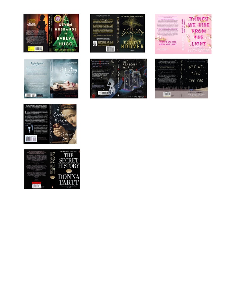 Printable Mini Book Covers - Etsy