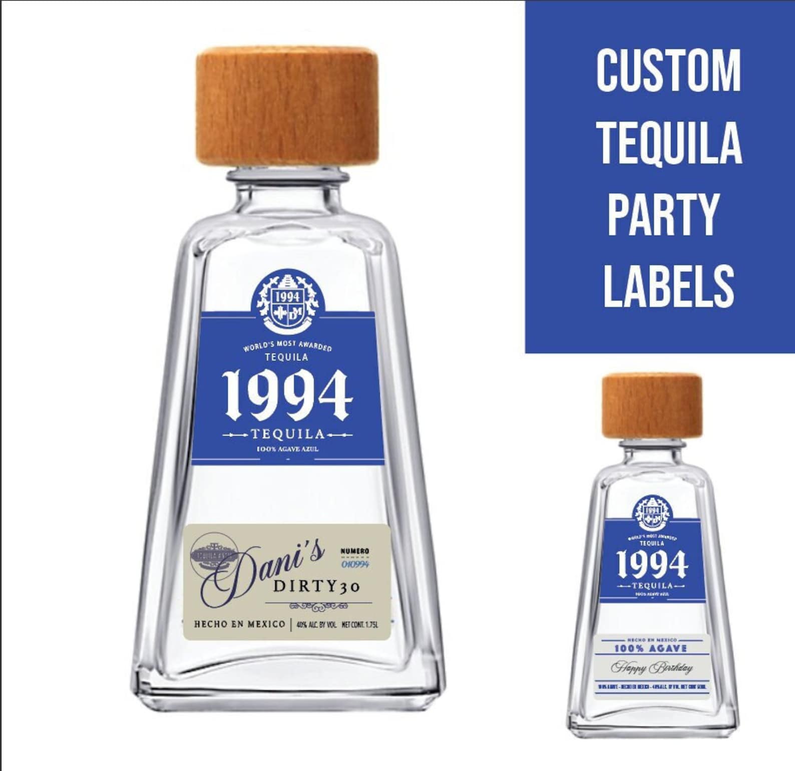 Custom Tequila Bottle Digital Download for Birthday or Wedding Fun ...