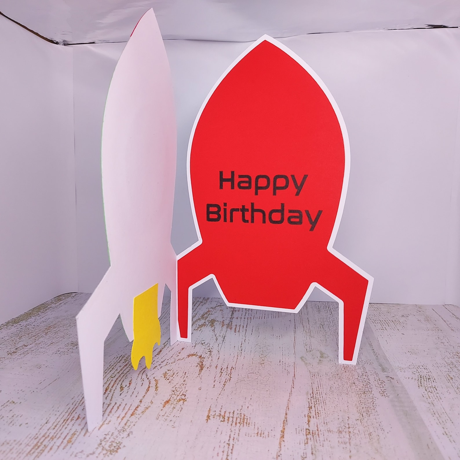 Rocket Birthday Card, Handmade, Shaker Card, Rocket, Space, Outer Space ...