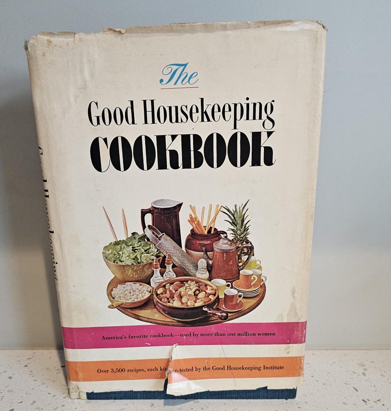 Vintage the Good Housekeeping Cookbook, 1963 - Etsy