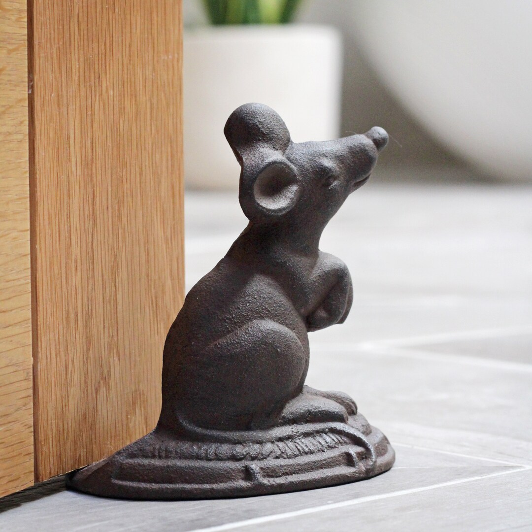 Cast Iron Mouse Doorstop, Door Wedge - Etsy