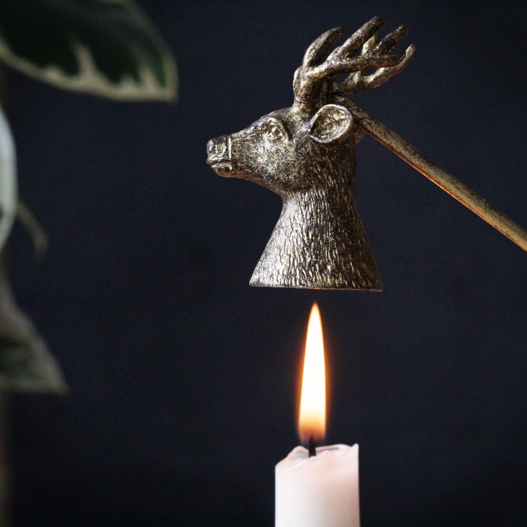 Gold Stag Candle Snuffer - Etsy