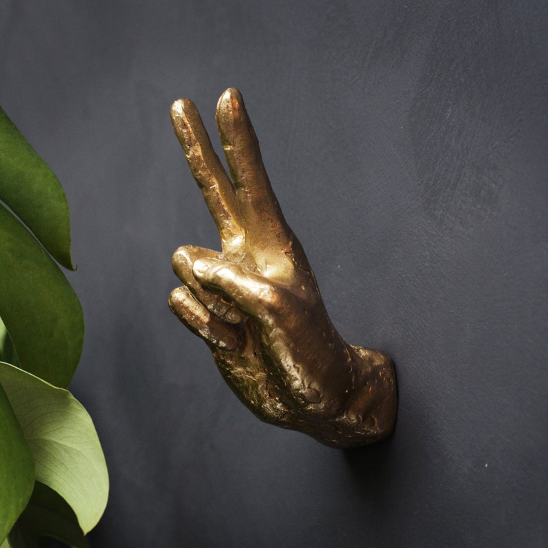 Peace Sign Hands Wall - Etsy UK