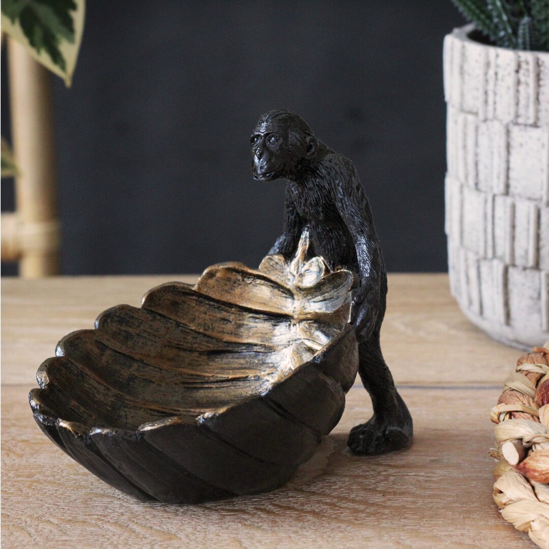 Monkey With Shell Dish, Bowl - Etsy