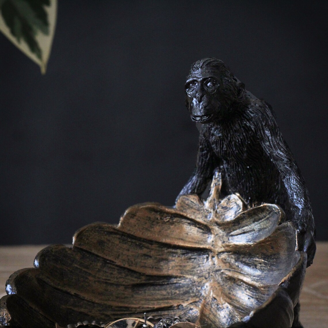 Monkey With Shell Dish, Bowl - Etsy