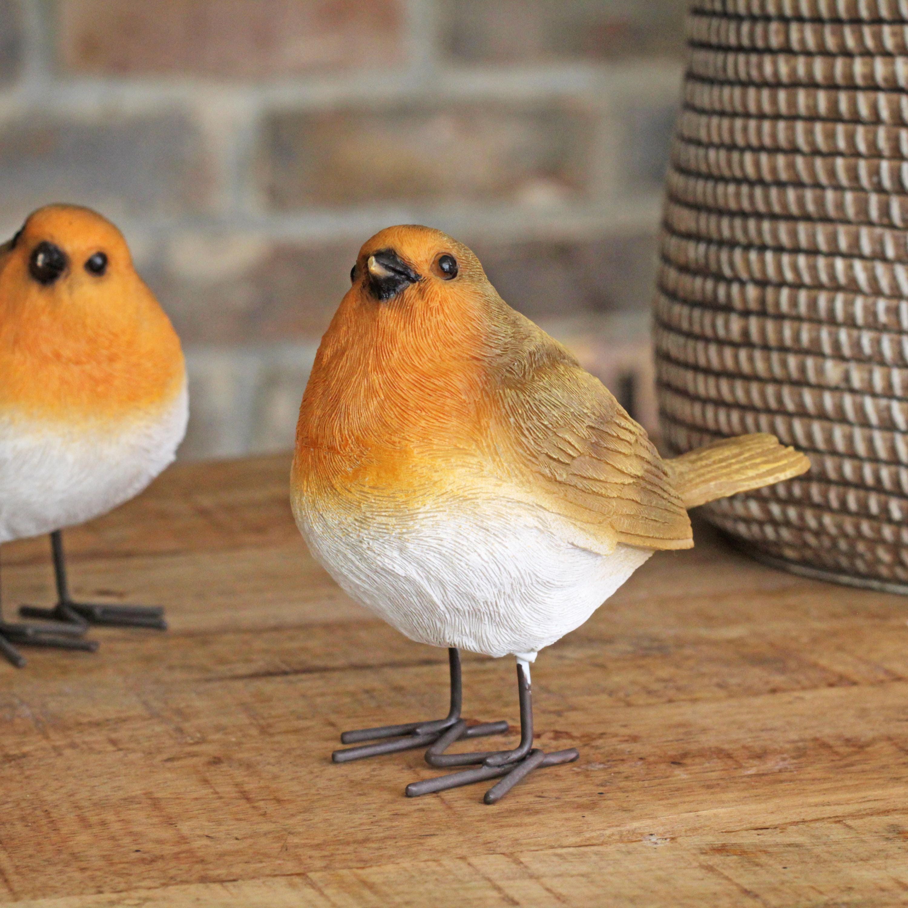 Set of 2 Robin Ornaments - Etsy UK