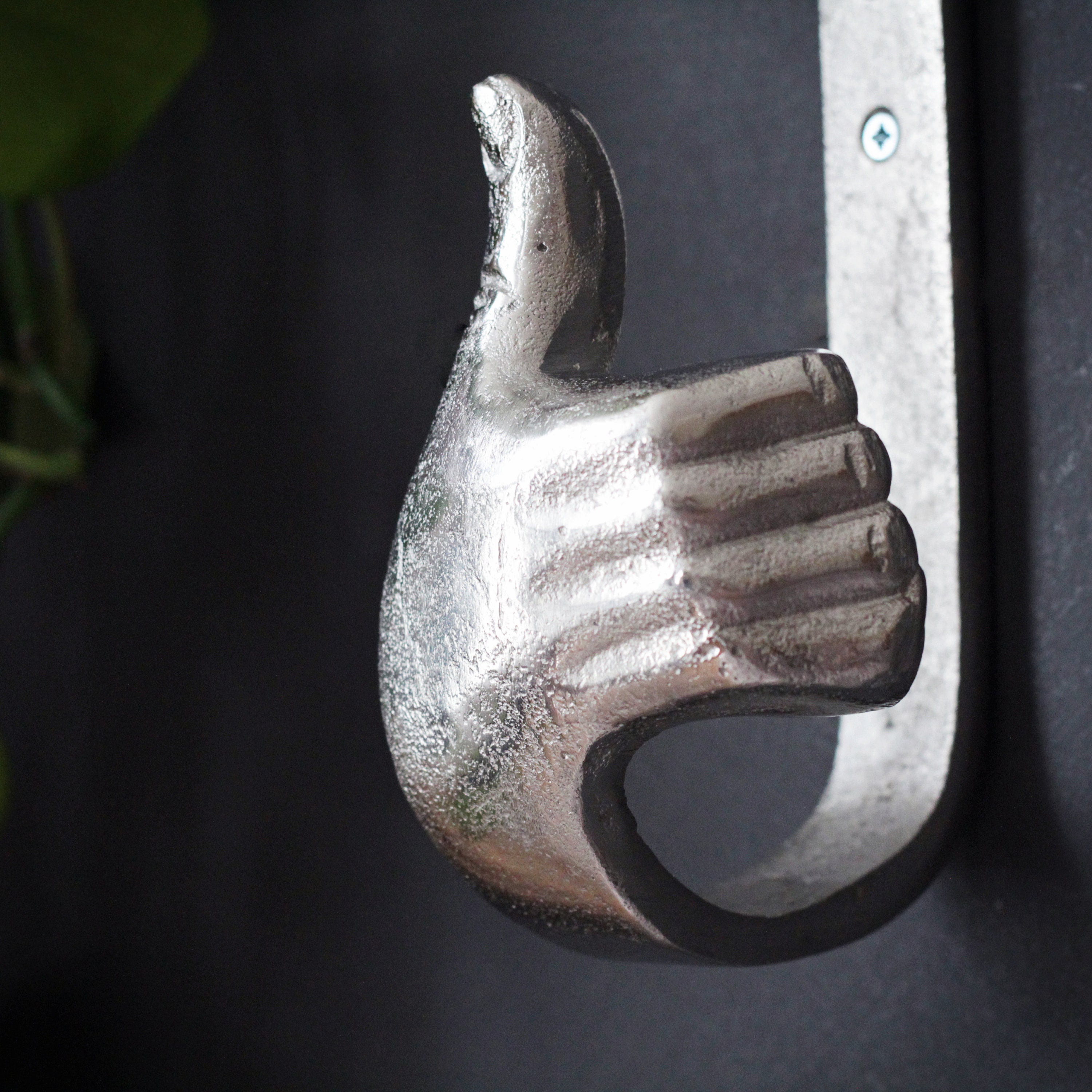 Silver Thumbs up Hand Hook - Etsy