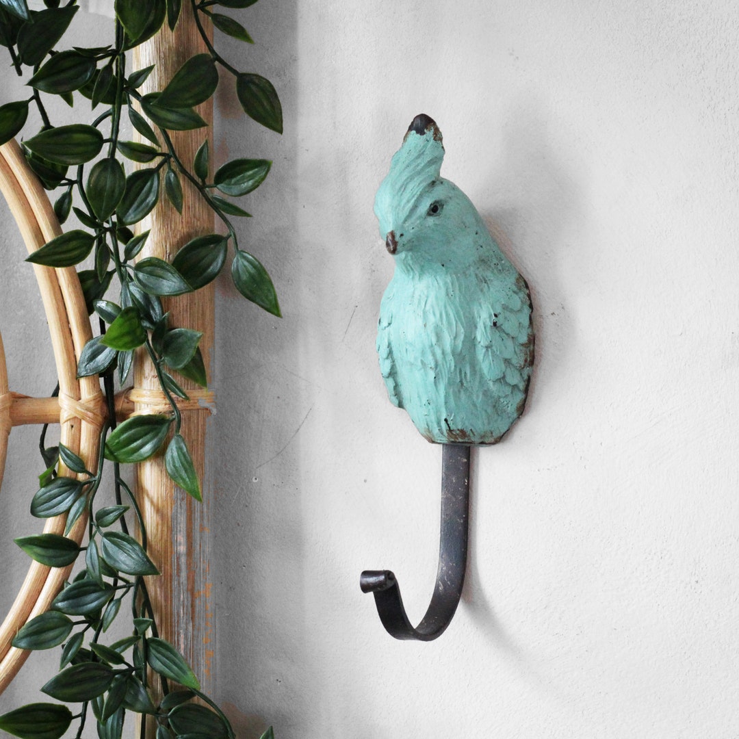 Blue Parrot Hook - Etsy