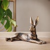Bronze Laying Down Hare, Sitting Hare Ornament - Etsy