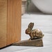 Gold Rabbit Doorstop, Door Wedge - Etsy